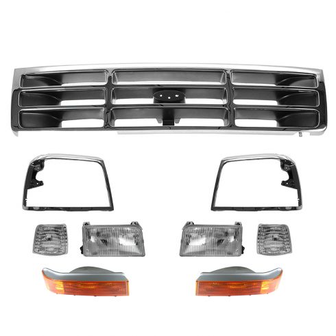Ford F150 Truck Grille Assembly | Ford F150 Truck Grilles | Aftermarket ...